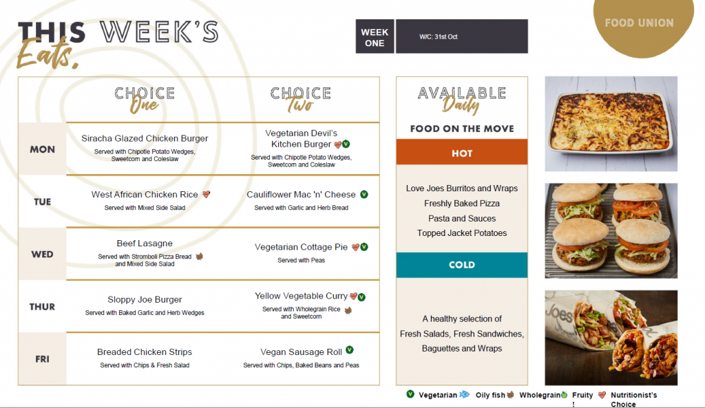 Our Lunchtime Menus – Little Lever School