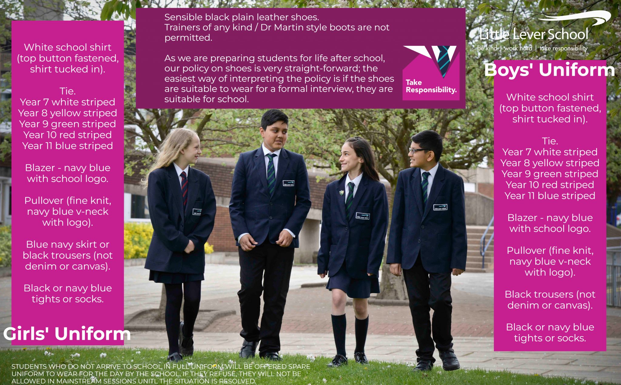 New School Tie Distribution - Little Lever School