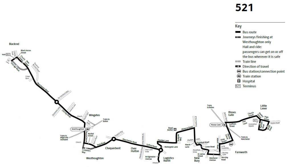 Bus Timetables - Little Lever School